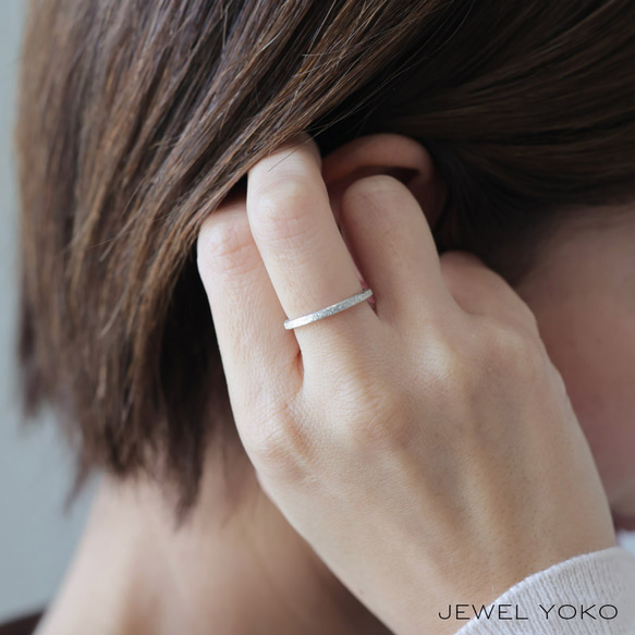 【silver Ring】Attrait six シルバー シルバー950 艶消し ペアリング プレゼント ハンドメイド 指輪・リング JEWEL YOKO 通販 17352544 ...