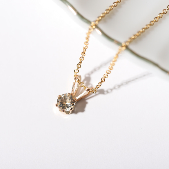 ヘリオドール(ゴールデンベリル) ネックレス 4㎜【14kgf】金属アレルギ イエローアクアマリン 3月 ミモザ春ギフト ネックレス・ペンダント MAY.K 金属アレルギー対応 通販 ...