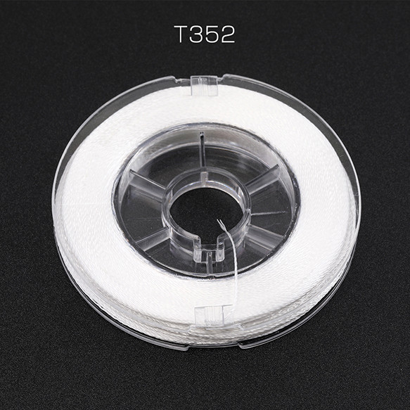 T352 1巻 コットンワイヤー 綿ワイヤー ホワイト 太さ約0.3mm （1巻） その他素材 beads&parts【プロフ必読】 通販 17361814｜Creema(クリーマ)