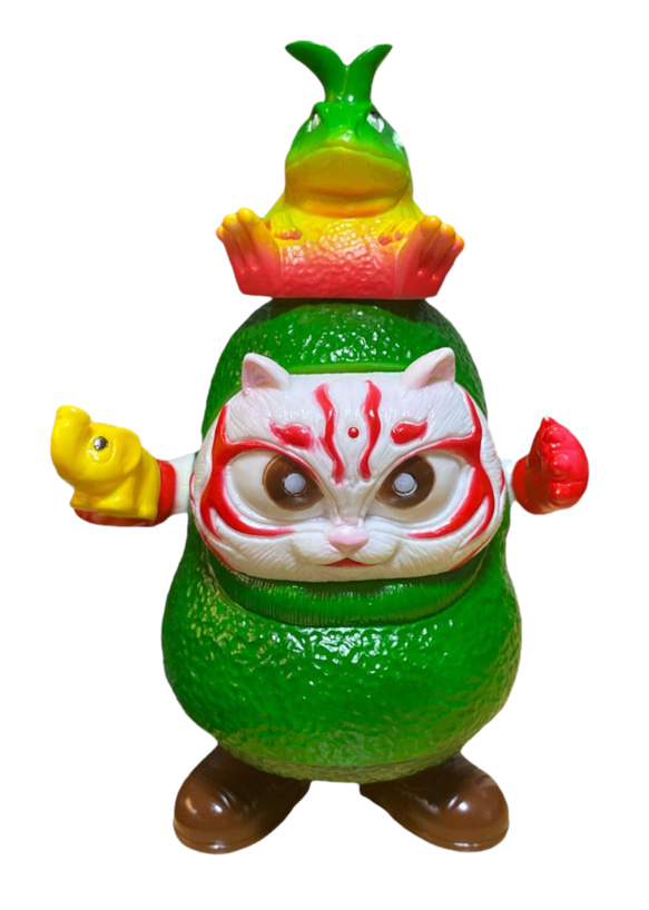 ソフトビニールフィギュア 世界一平和な侵略者《 Standard Collar 》アボコ＆ケロル SOFVI その他人形 SOLID DESIGNⓇ 通販｜Creema(クリーマ)