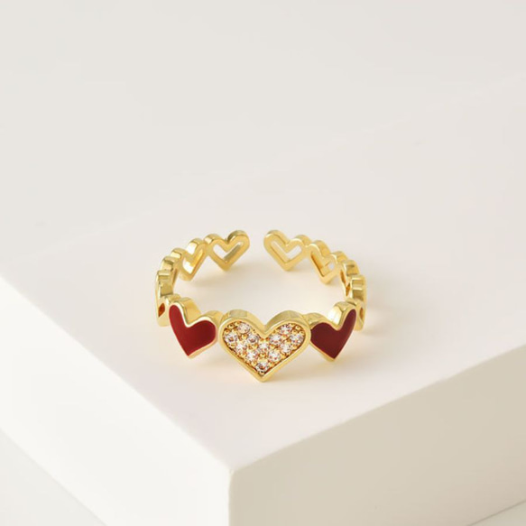 ゴールド リング 指輪 プレゼント ギフトプレゼント 贈り物 レディース ハート ハートモチーフ 14k FAR002 指輪・リング モダス 通販 17379169｜Creema(クリーマ)