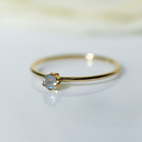 高品質ラブラドライトのSV925/14kgfリング 天然石 指輪 オフィス 仕事 シンプル 小さい [No.140] 指輪・リング Abyss 天然石アクセサリーブランド 通販 ...