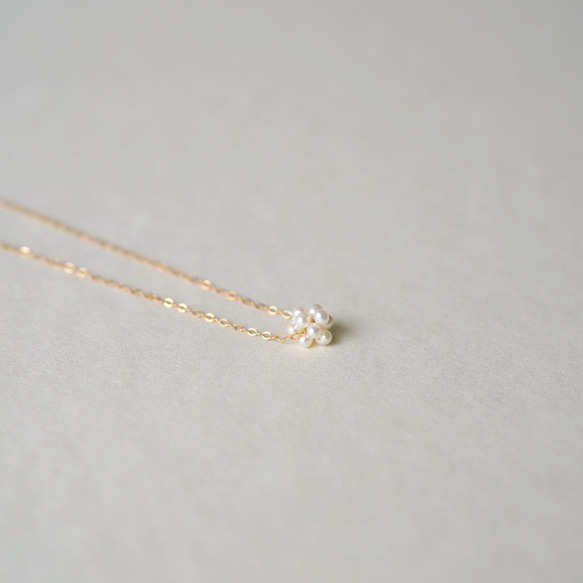 〔14kgf〕 淡水パールベリーネックレス (14N007) ネックレス・ペンダント temtem 通販 17387153｜Creema(クリーマ)