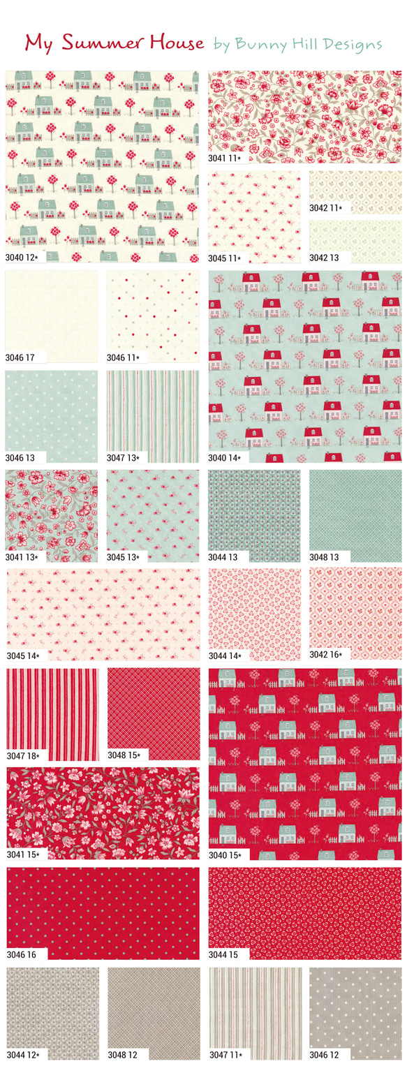 「My Summer House」moda Charm Pack (カットクロス42枚) Bunny Hill はぎれ studio peperin 通販 17394620｜Creema(クリーマ)