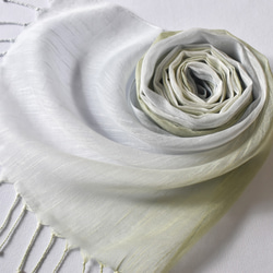 「新色」つやさらコットンシルクストール「根岸色～霞色」 ストール 鞆屋 TOMOYA 通販｜Creema(クリーマ)