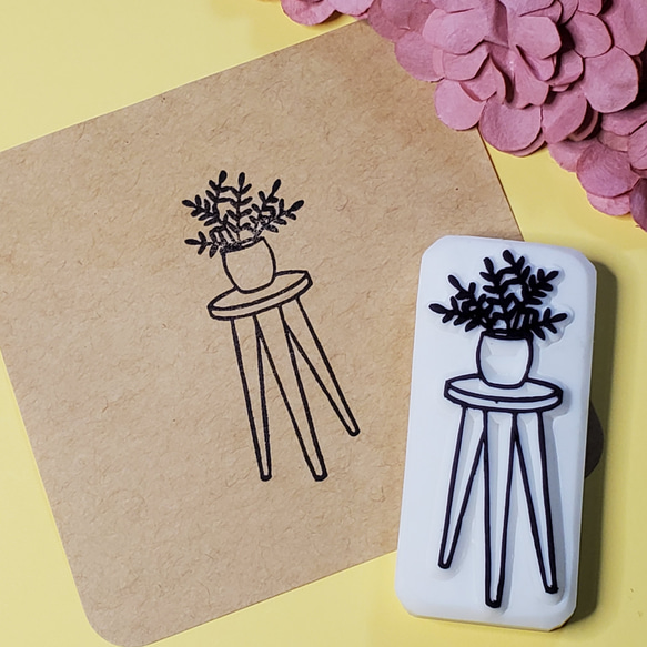 観葉植物 消しゴムはんこ はんこ・スタンプ Akihanko 通販｜Creema(クリーマ) 17410034