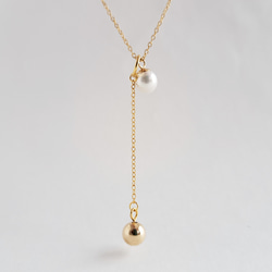 【Creema限定セット】国産貝パール 2way 14kgf Y字ネックレス イヤリング/ピアス フォーマル ご褒美 夏 ネックレス・ペンダント mimi2ii* 通販 17418555 ...