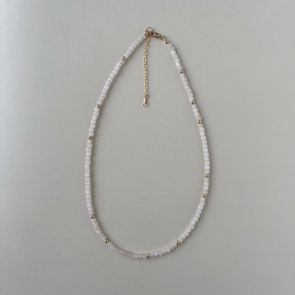 14kgf ローズクォーツのネックレス 10月誕生石 ネックレス・ペンダント Blink me 通販 17426879｜Creema(クリーマ)