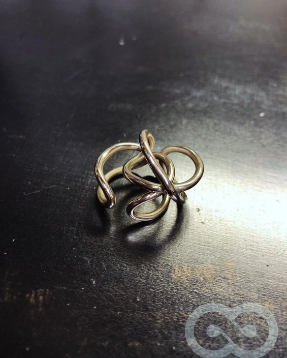 brass infinity ring 2mm 指輪・リング brass-creation 通販 17427975｜Creema(クリーマ)