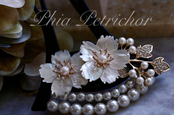 簪 和 K24GP 桜 かんざし バチ型 パール 簪 着物 髪飾り 留袖 着物 成人式 結婚式 卒業式 かんざし Phia Petrichor 通販 17428630｜Creema(クリーマ)