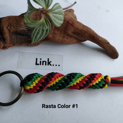 "Rasta Color ” Paracord Key Holder キーリング fuuu! 通販｜Creema(クリーマ) 17456440