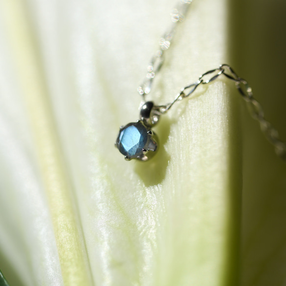 高品質ラブラドライトのシルバー925 / 14KGF ネックレス 天然石 シンプル 仕事 職場 小さい [No.157] ネックレス・ペンダント Abyss 天然石アクセサリーブランド 通販 ...
