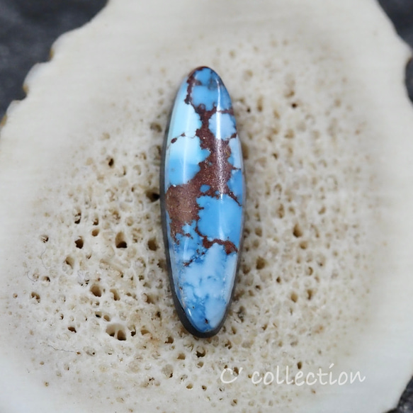 2,13ct High Grade Golden Hill Turquoise ゴールデンヒルターコイズ GO-25 天然石 C ...