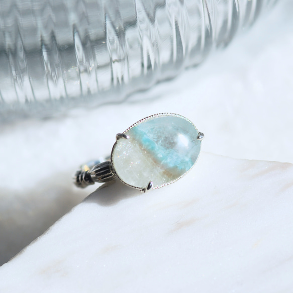 ギラライトインクォーツ リング Gilalite 【1点物】 指輪・リング ダブルムーンジュエリー 通販 17470642｜Creema(クリーマ)