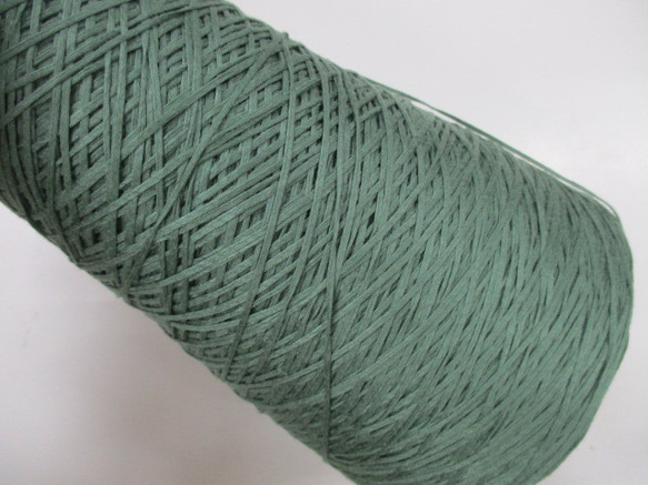 平織コットンリリアンヤーン グリーン190g u25 毛糸 間島福平商店 通販 17491789｜Creema(クリーマ)