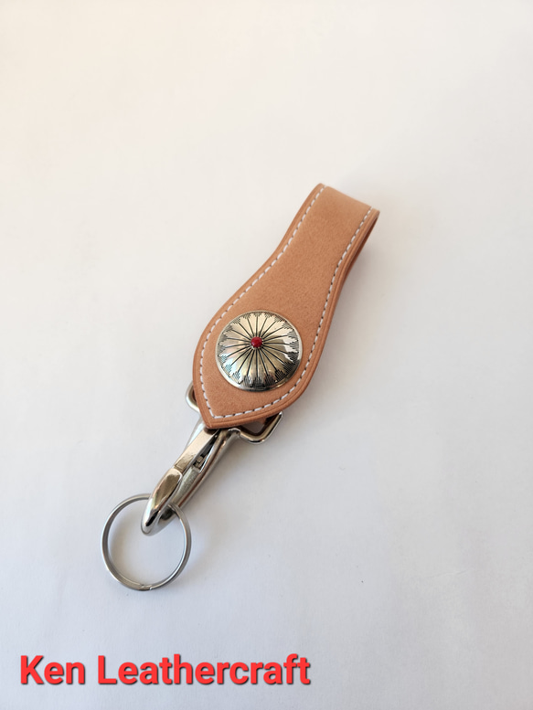 ベルトループキーホルダー(プレーン)【1】 キーリング Ken Leathercraft 通販 17504045｜Creema(クリーマ)