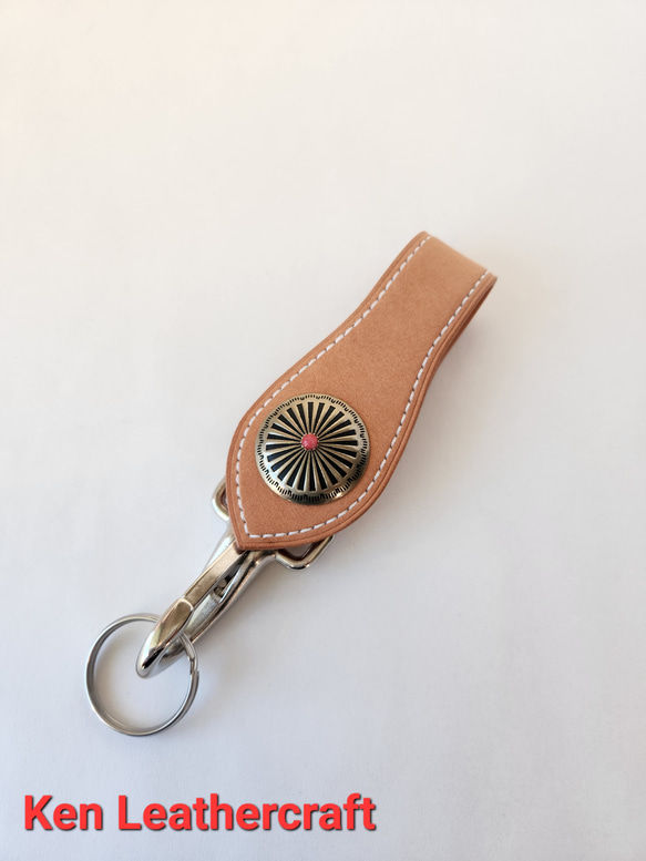 ベルトループキーホルダー(プレーン)【2】 キーリング Ken Leathercraft 通販 17504049｜Creema(クリーマ)