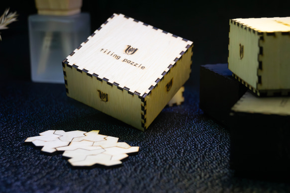 モノタイルパズル [aperiodic monotile pazzle] 40ピース 立体・オブジェ UZAYA 通販 17508127 ...