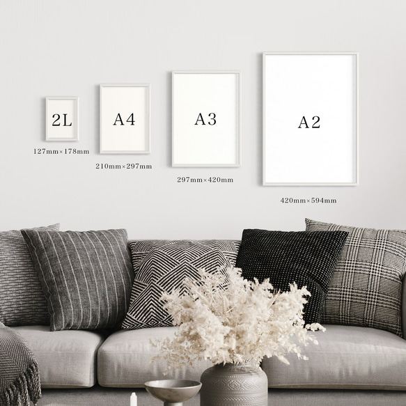 フラワーアート インテリアポスター ミモザ 春 メッセージ変更OK 名入れ 2L A4 A3 A2 0041 写真・グラフィック MAPLE STUDIO 通販 17514812｜Creema ...