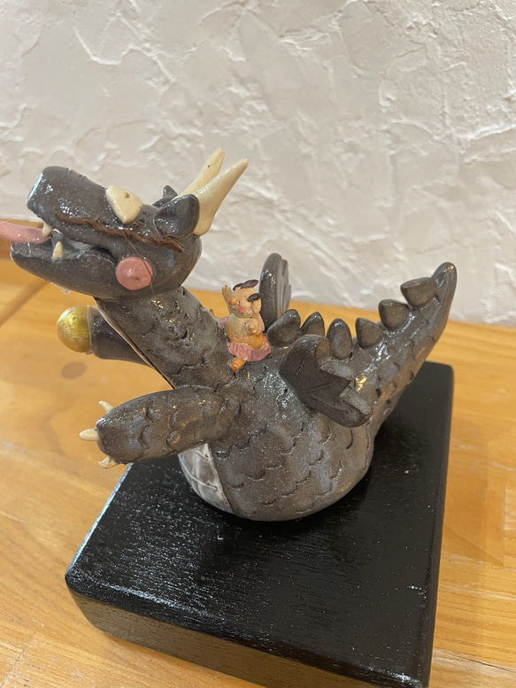 『龍の五月人形 B』端午の節句 初節句 辰年 龍 タツ 陶器 2024 令和6年 ドラゴン 龍の子太郎 日本昔話 その他置物 TARACO ...