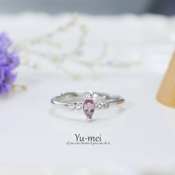 Sv925 マーキスガーネットのリング 指輪・リング Yu~mei 通販 17522368｜Creema(クリーマ)