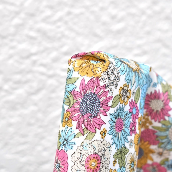 Creema限定送料無料 小さい北欧風さわやかフラワーエコバッグ 丈夫なナイロンオックス エコバッグ・サブバッグ UNALUX 通販 ...