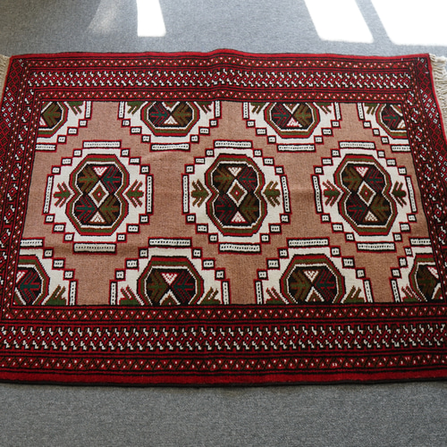 size:108x82cm 【 トルクメン 手織り絨毯 ペルシャ絨毯 size:108x82cm 【 トルクメン 手織り絨毯 ペルシャ絨毯