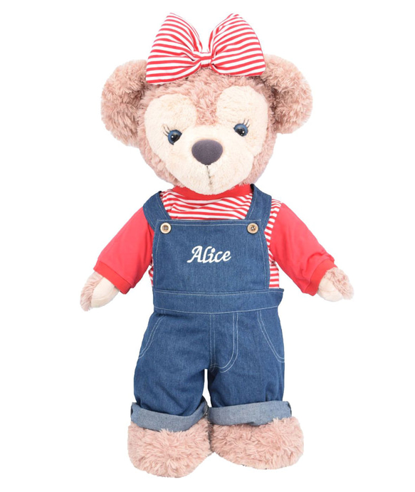 シェリーメイ 服 コスチューム オーバーオール＆ボーダートレーナー赤 本体無 Mサイズ用 送料無料 ぬいぐるみ Alice 通販 ...