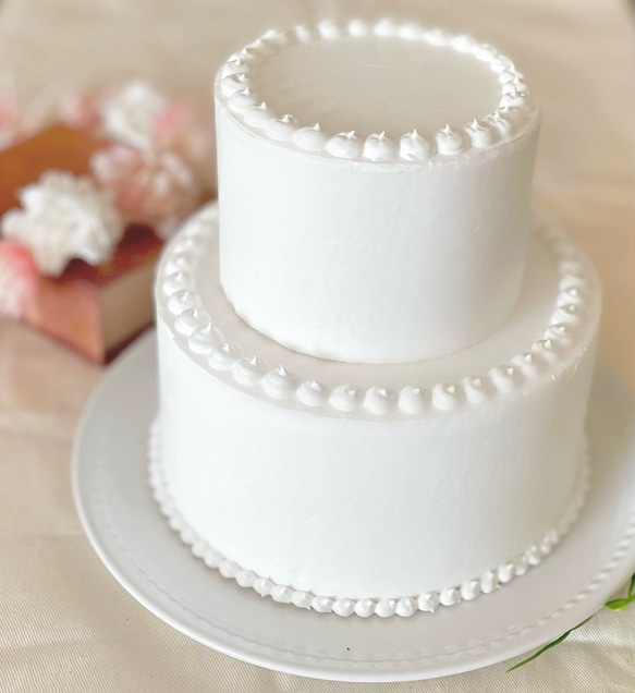 クレイケーキ土台 ストライプ柄 その他素材 puchico0110 通販 17545446｜Creema(クリーマ)