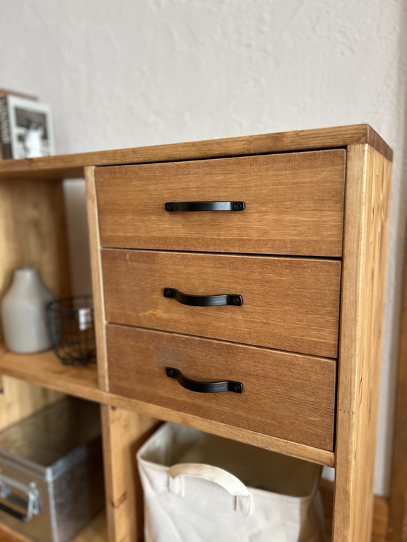 new 6マスシェルフ 本棚 マスシェルフ W1035 original color 材種② 棚・シェルフ・ラック naneno* 通販 17546021｜Creema(クリーマ)