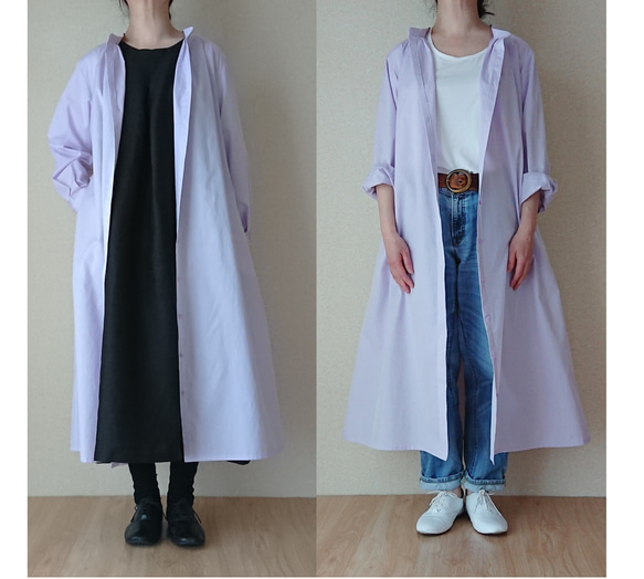 【SALE】2WAYコットンタックワンピース Lavender ワンピース Petal* 通販 17547530｜Creema(クリーマ)