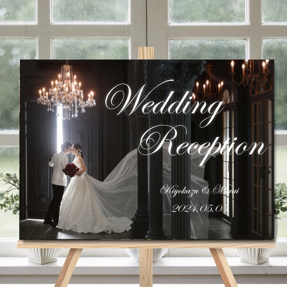 【A2のパネルで納品】ウェルカムボード 写真加工 文字入れ ウェディングフォト 結婚式 ウェルカムボード itomi 通販 17559767｜Creema(クリーマ)