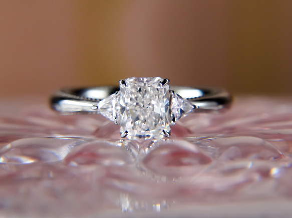 Pt900 天然ダイアモンド エンゲージリング 指輪・リング MaPRE Nene 通販｜Creema(クリーマ)