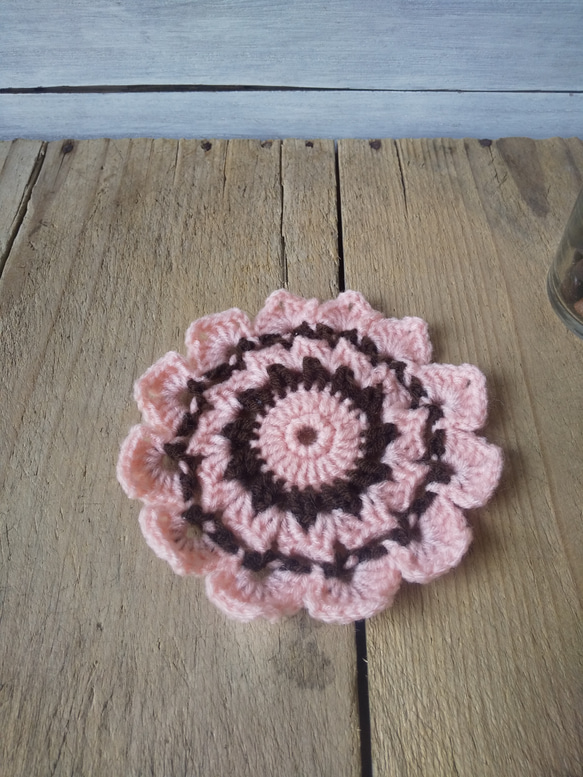 ニットのカラフルコースター コースター ミクロ 通販｜Creema(クリーマ)