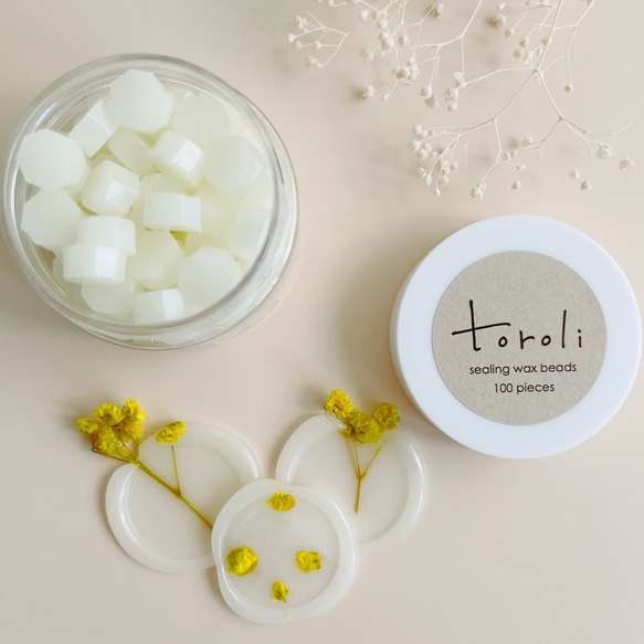 【toroli】 シーリングワックス トランスルーセント 半透明 100粒入り はんこ・スタンプ トロリ 通販 17587488｜Creema ...