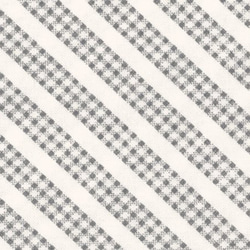 ハーフカットsize！USA！Moda 『SPRING BROOK 薄グレー×斜めチェック』～52×50㎝でカット済み～ 生地 Blanc ...