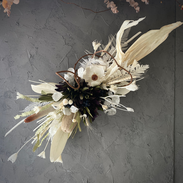 ☆creema限定 ドライフラワーオブジェ NO.3 タペストリー・壁掛け maniaco【マニアコ】 通販 17607250｜Creema(クリーマ)