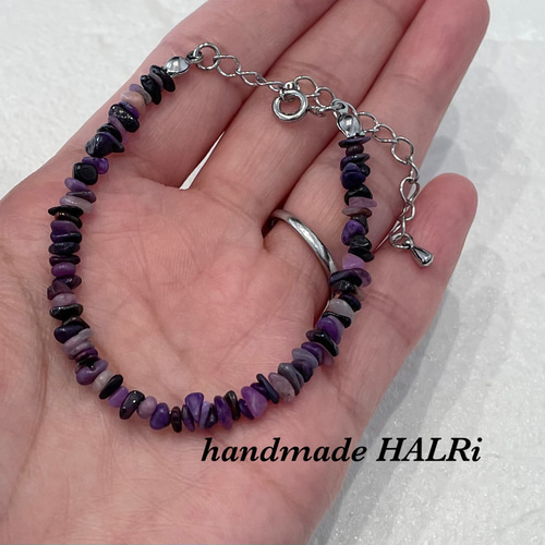 スギライトのブレスレット ブレスレット handmade HALRi 通販 スギライトのブレスレット ブレスレット handmade HALRi 通販