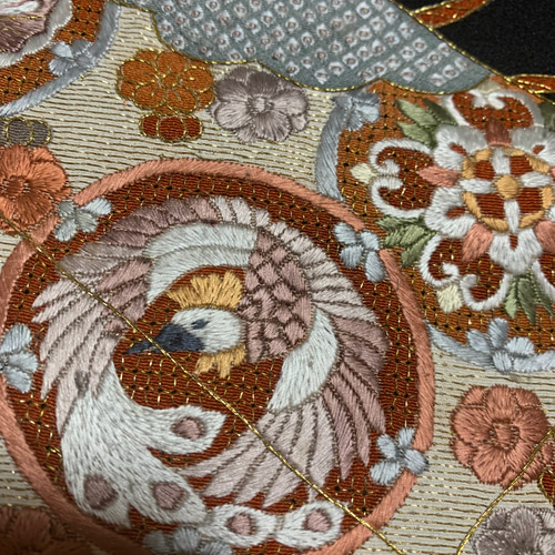 着物リメイク 留袖ワンピース 着物ワンピース 蘇州刺繍 スワトウ 着物リメイク 留袖ワンピース 着物ワンピース 蘇州刺繍 スワトウ