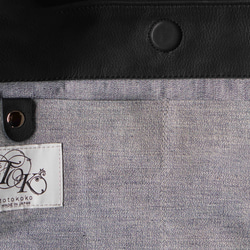 シルキータッチしっとりレザー⁂軽く柔らかい袋タイプ・LUA(LA001)＃墨黒⁂A4対応 ハンドバッグ totokoko 通販 17613068｜Creema(クリーマ)