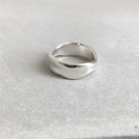 melt ring silver 7mm /シルバー/リング/指輪/シンプル 指輪・リング FUURA 通販 17619358｜Creema(クリーマ)
