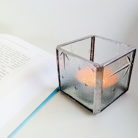 【昭和ガラス】銀河 ステンドグラス キャンドルホルダー/Galaxy Candle holder キャンドル・キャンドルホルダー 永遠と一日 通販 17619870｜Creema(クリーマ)