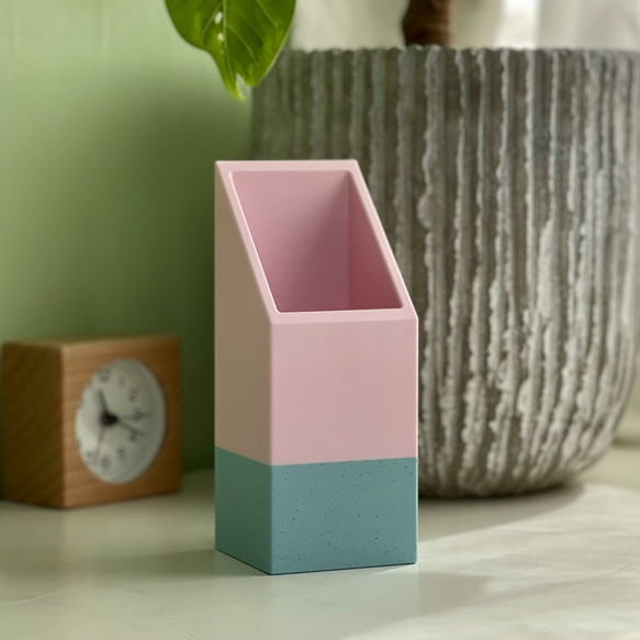 Two tone box ツートーンボックス ペールピンク×マーブル入りミントグリーン フリーボックス・小物入れ EarthLogic 通販 ...