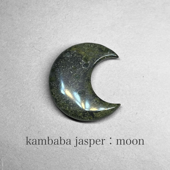 kambaba jasper：moon / カンババジャスパー：月 天然石 N.st 通販 17631474｜Creema(クリーマ)