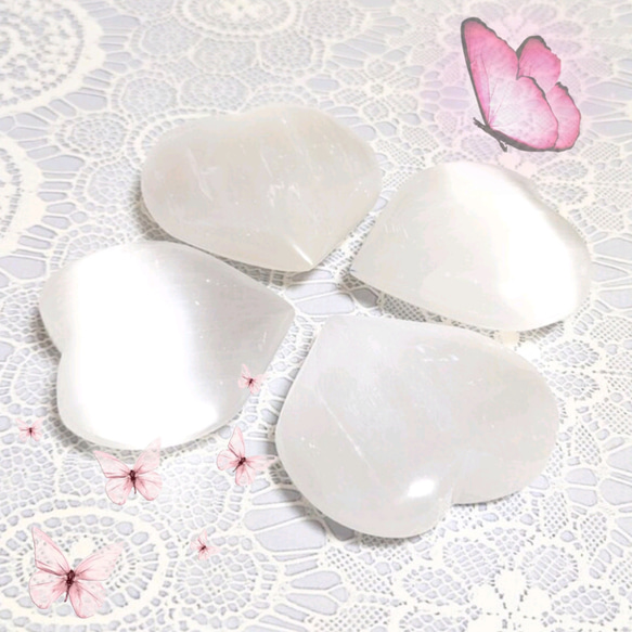 ♡送料無料♡ 聖母マリアのガラス セレナイト 感情をコントロールしリラックス効果がある お守りにオススメ♡ 握り石 その他アクセサリー 北投石 ...