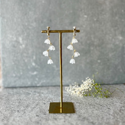 送料無料⭐︎ゆらゆら揺れる幸せのすずらんイヤリング イヤリング・ノンホールピアス ameri ameri 通販 17637490｜Creema(クリーマ)