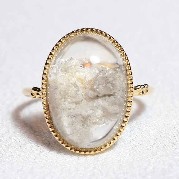 K10 White garden quartz 指輪・リング Eto.Jewelry 通販 17646699｜Creema(クリーマ)