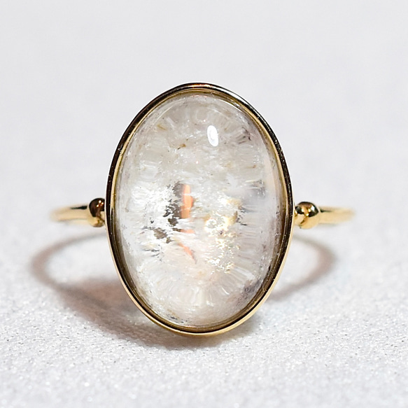 K10 White garden quartz 指輪・リング Eto.Jewelry 通販 17646850｜Creema(クリーマ)