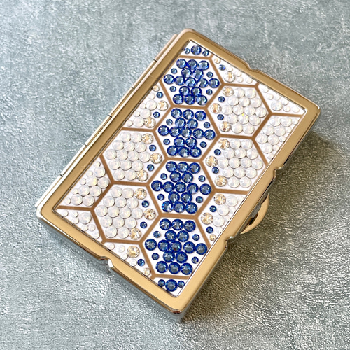 レースの様な◇ハニカムタイル◇◇ ピルBOX・アクセサリーケース レースの様な◇ハニカムタイル◇◇ ピルBOX・アクセサリーケース