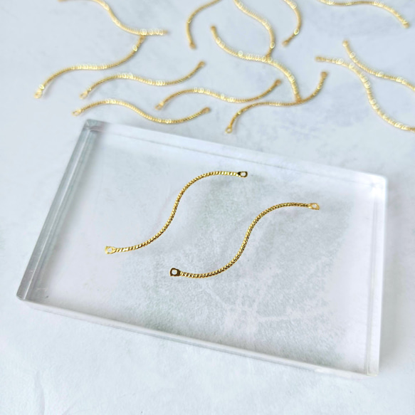 【4個】【40mm】14kgp S字型 模様入り コネクターチャーム 両カン付き つなぎパーツ パーツ MP102 金具・チェーン Little Beans 通販 17667166 ...